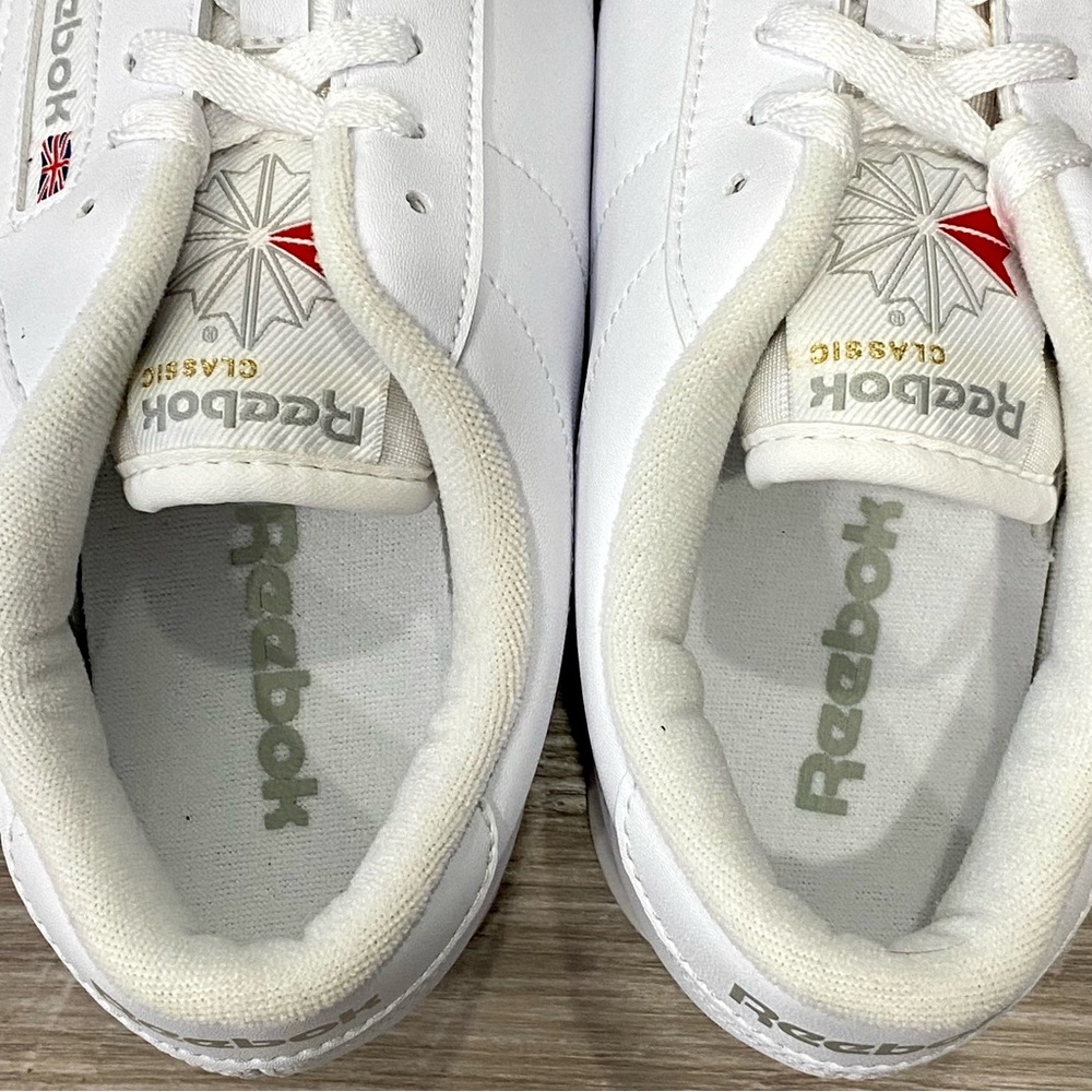 Reebok Classic Princess White Lace Up Sneakers - Gem